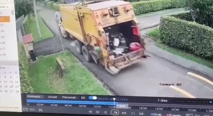 The Worker Was Run Over By A Garbage Truck Several Times ...