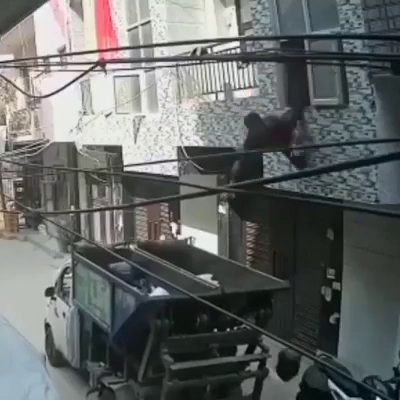 A Man Fell Out Of A Window While Trying To Throw Garbage Into The Back ...