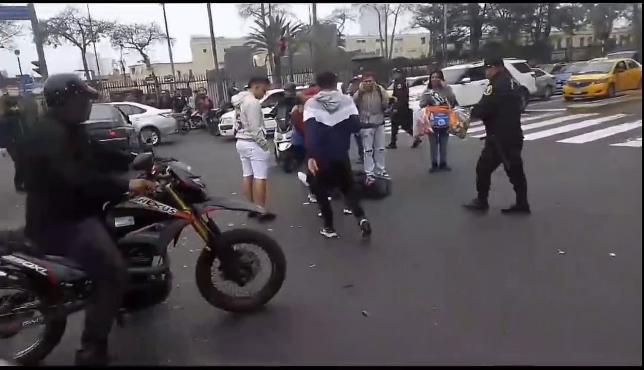 How Skittles Fell People On A Pedestrian Crossing When They Were Hit By ...